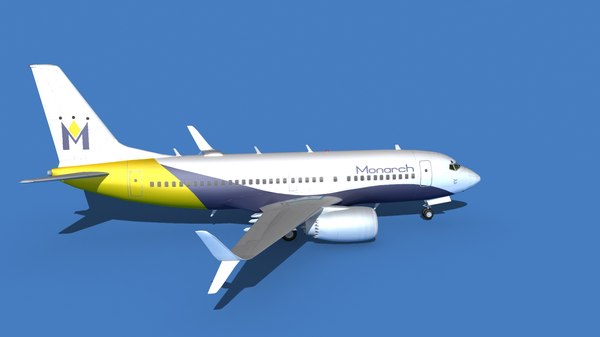 Boeing 737 Max 7 Monarch 3D model - TurboSquid 1762703