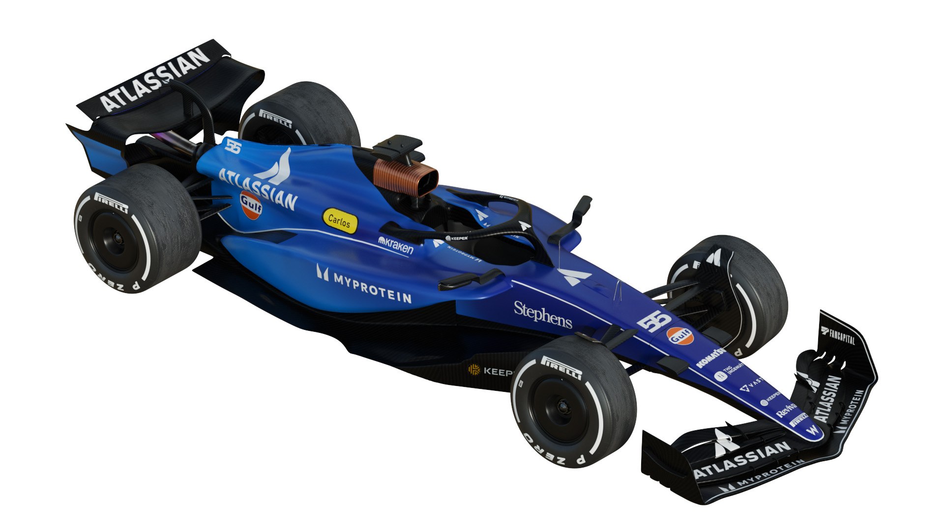 F1 Williams FW47 2025 3D Model - TurboSquid 2370158