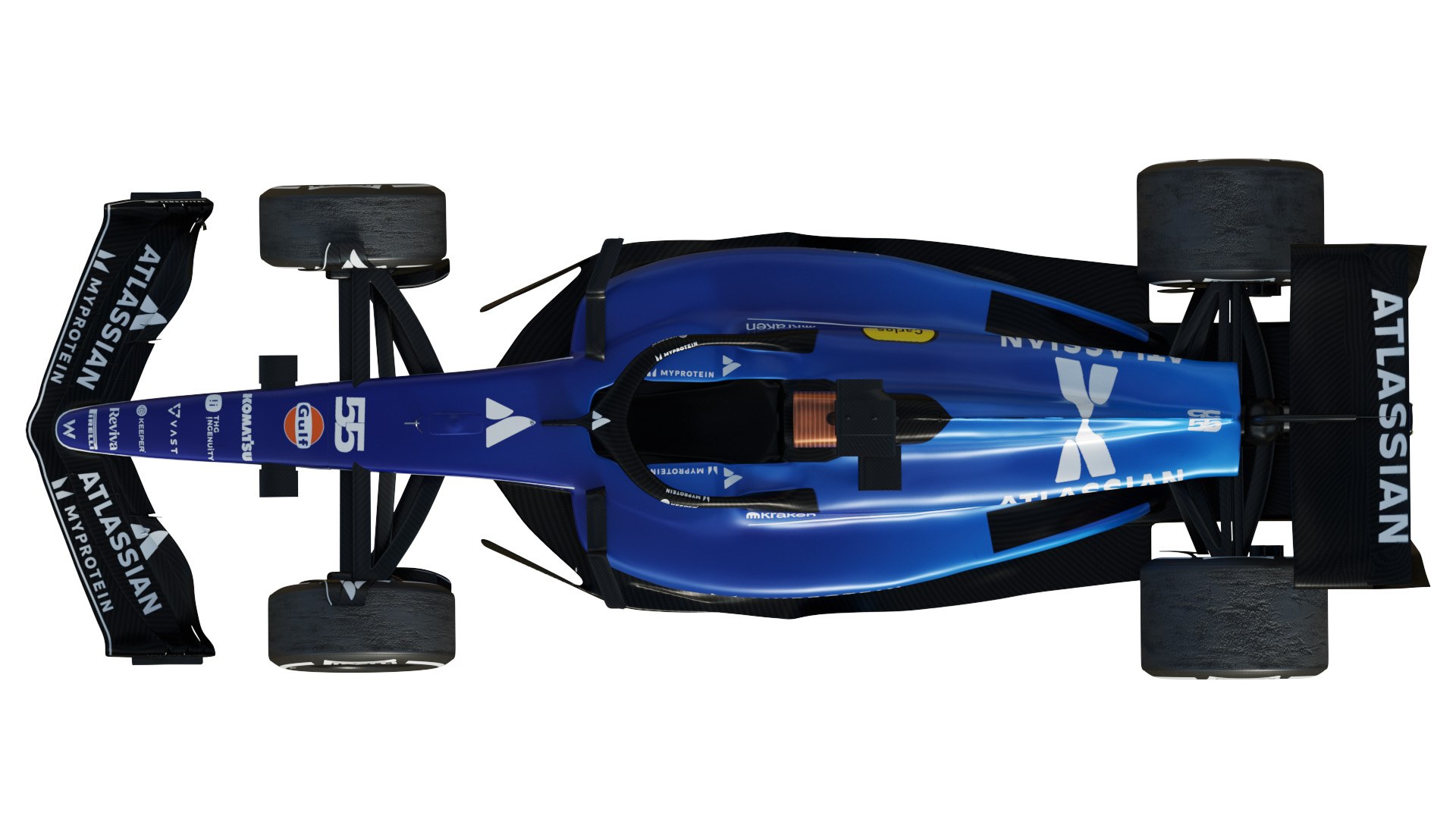 F1 Williams FW47 2025 3D Model - TurboSquid 2370158