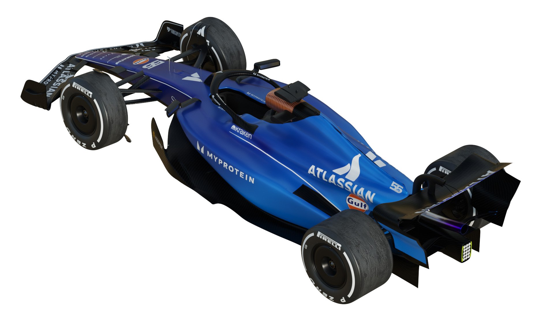 F1 Williams FW47 2025 3D Model - TurboSquid 2370158