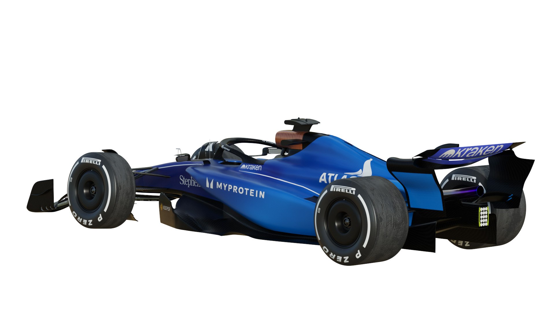 F1 Williams FW47 2025 3D Model - TurboSquid 2370158