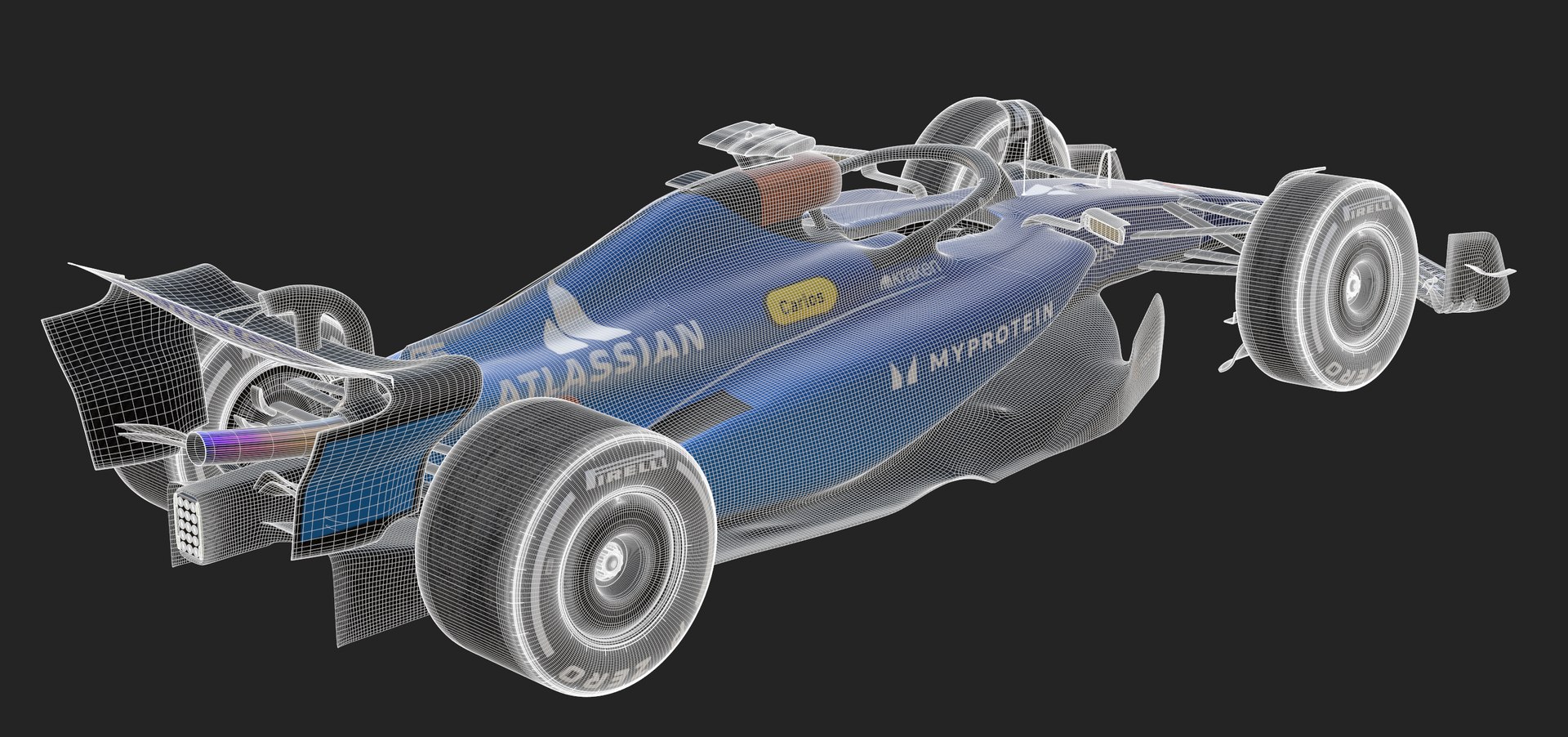 F1 Williams FW47 2025 3D Model - TurboSquid 2370158