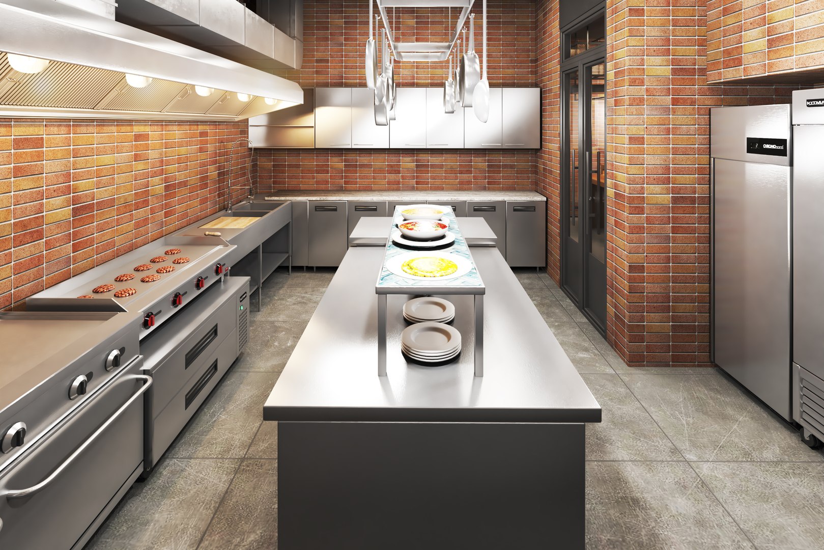 3D Model Cafe Restaurant Scene - TurboSquid 2327631
