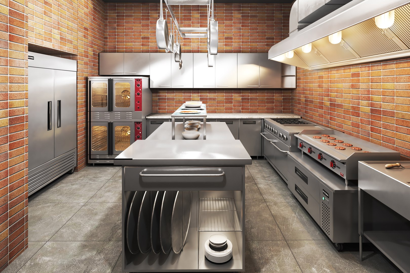 3D Model Cafe Restaurant Scene - TurboSquid 2327631