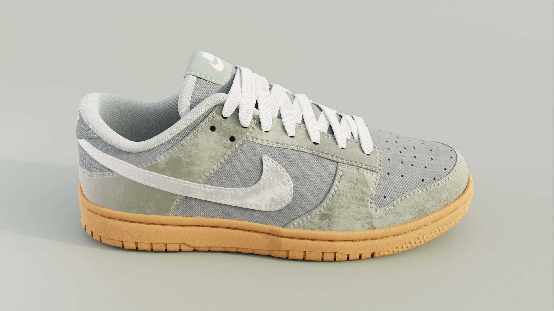 3D Nike Dunk Low Custom Model - TurboSquid 2120567