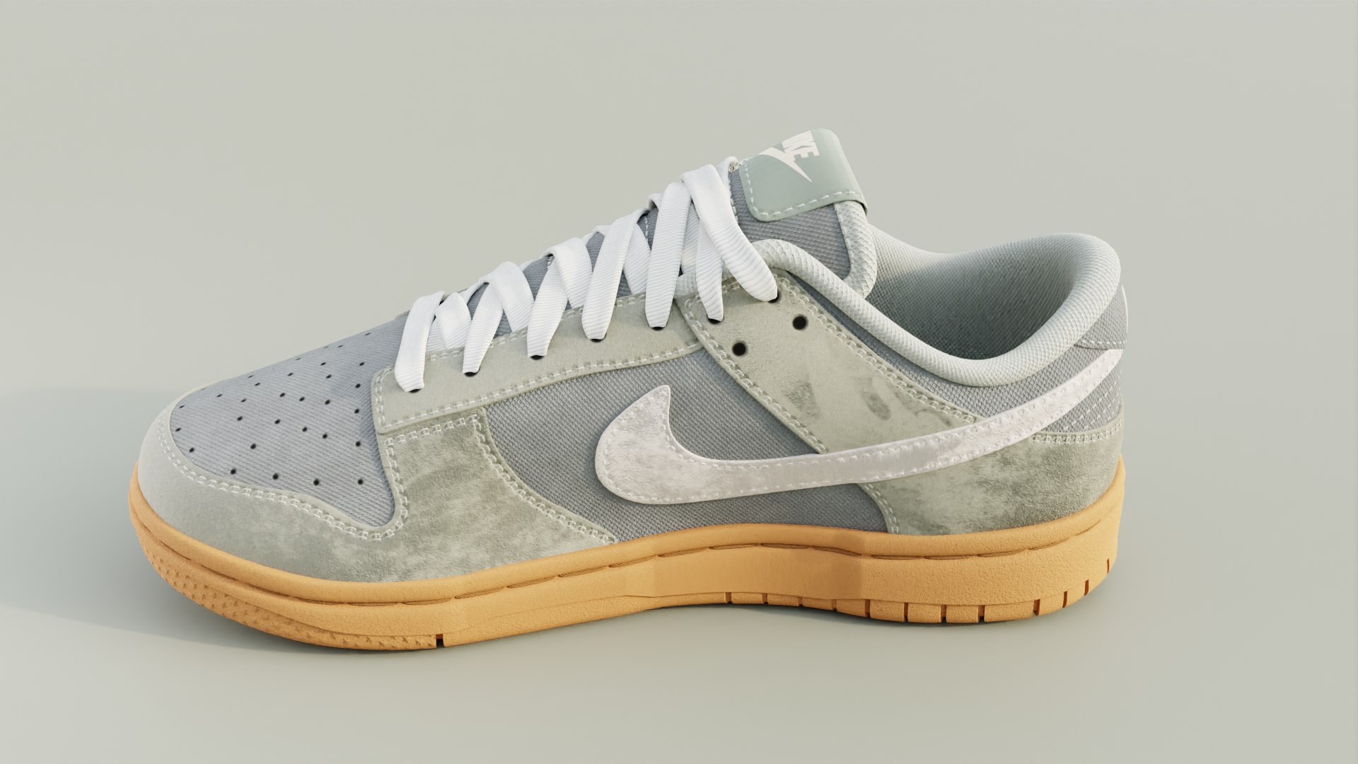 3D Nike Dunk Low Custom Model - TurboSquid 2120567