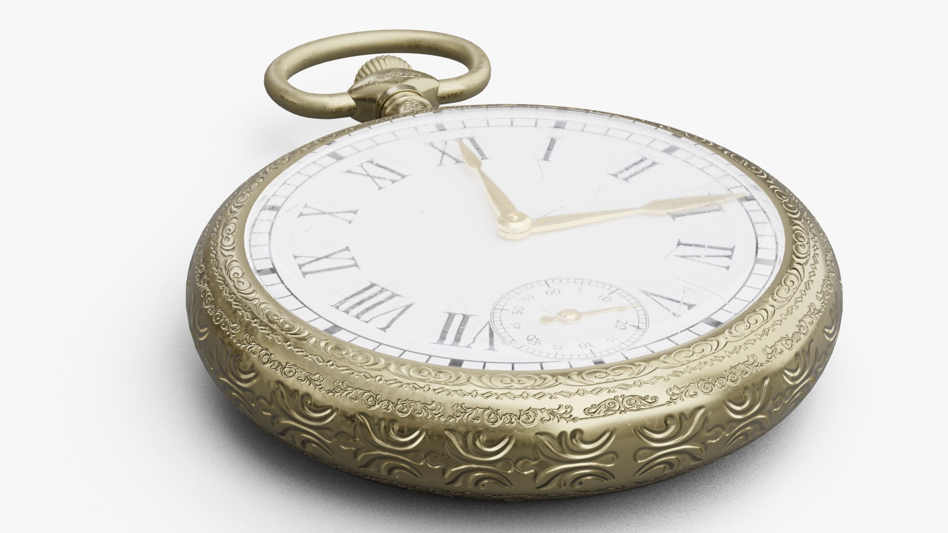 3D Pocket Watch Model - TurboSquid 1807463