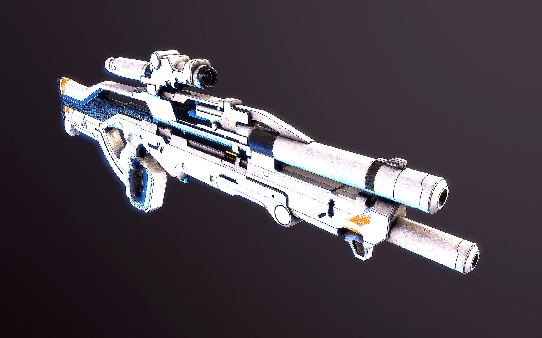 Cerberus M13 Raptor Sniper MASS EFFECT 3D Model - TurboSquid 2165619