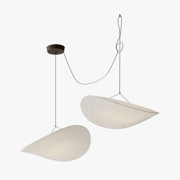 3D Tense pendant 90 cm white - TurboSquid 1945600