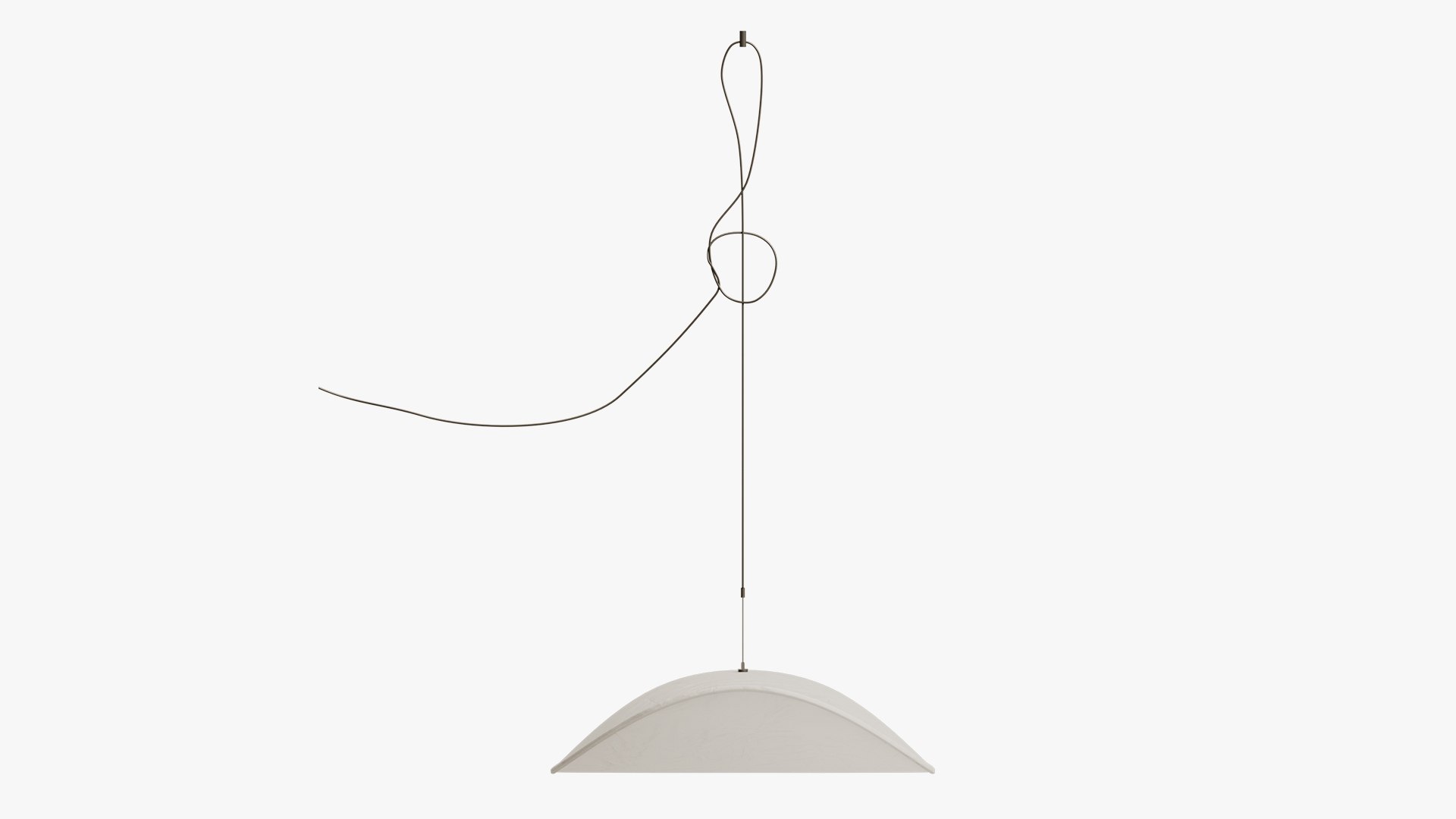 3D Tense pendant 90 cm white - TurboSquid 1945600