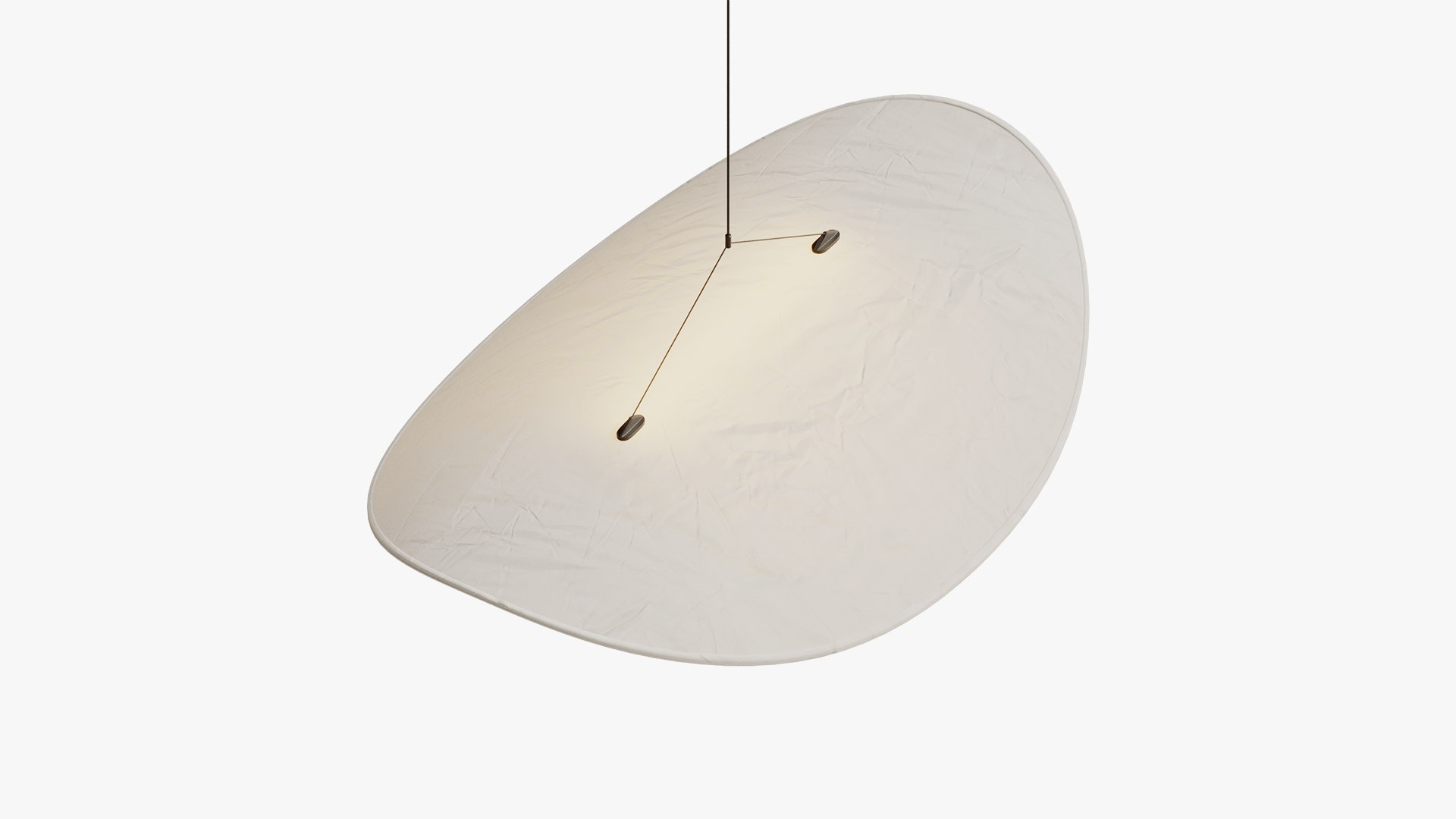 3D Tense pendant 90 cm white - TurboSquid 1945600