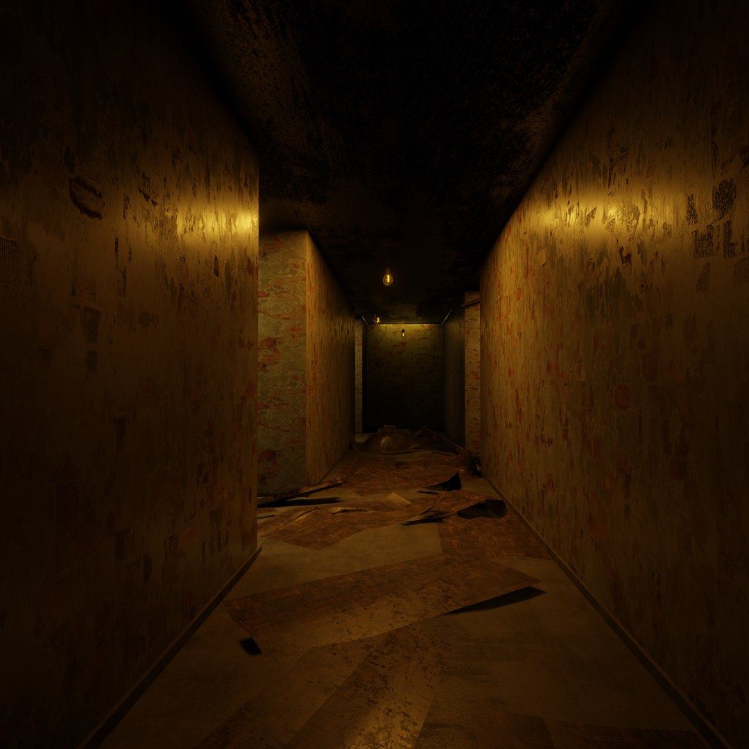 Damaged Hallway 3D Model - TurboSquid 1809865