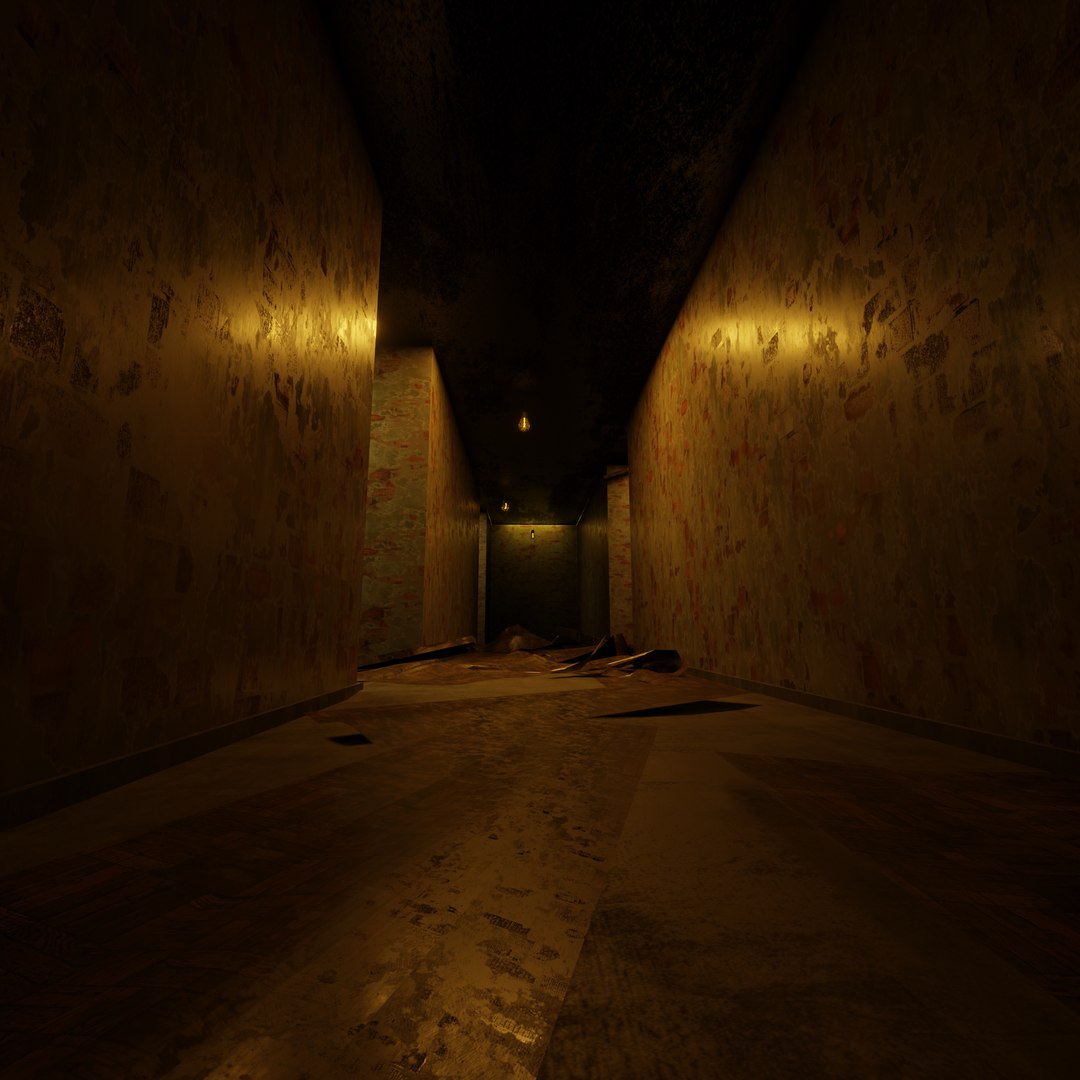 Damaged Hallway 3D Model - TurboSquid 1809865