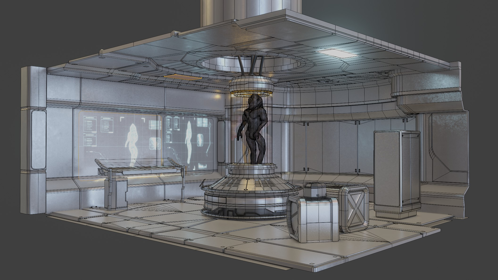 3D sci-fi modular pack model - TurboSquid 1650802