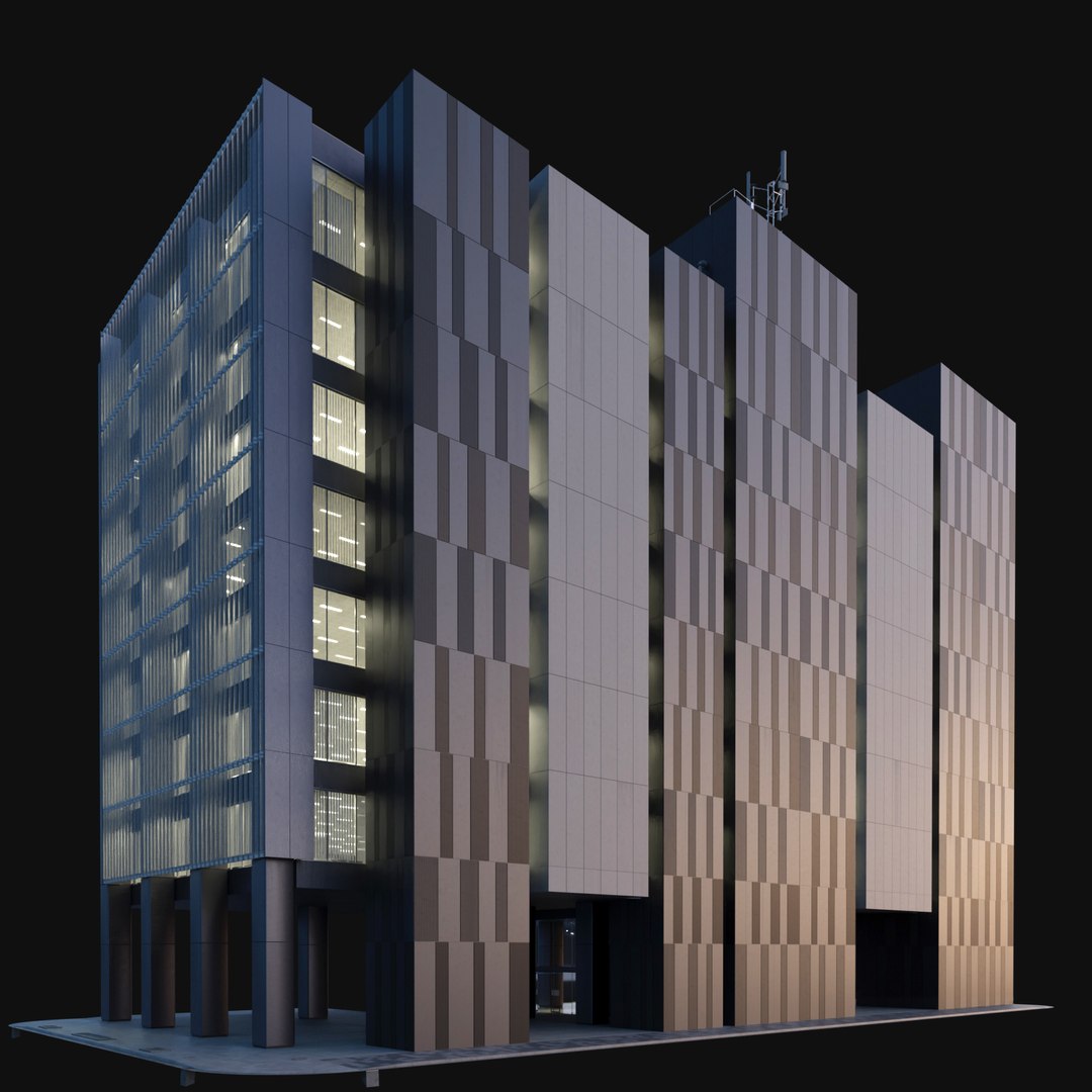 3D Modular City - Building AS28 - TurboSquid 2074443