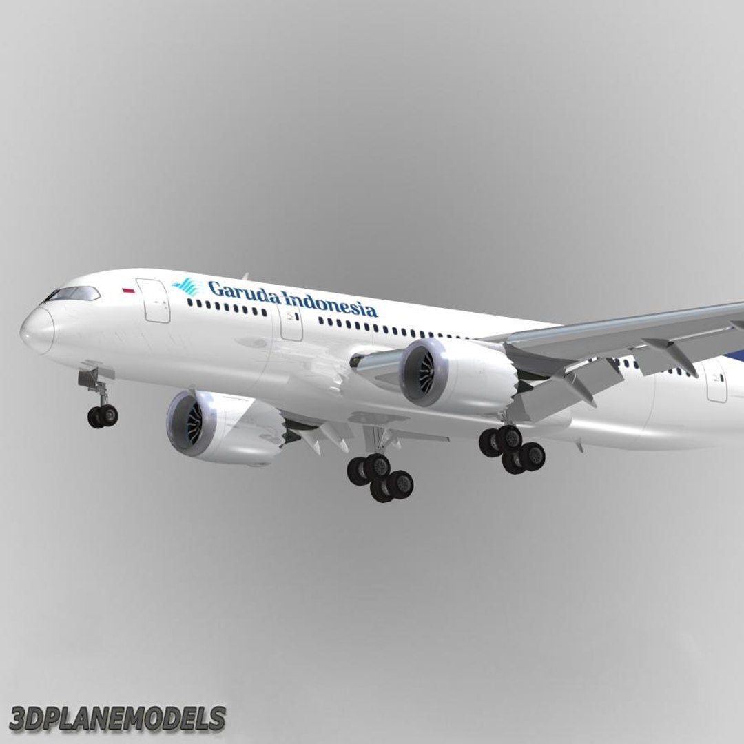 B787-8 Garuda Indonesia 3d Model
