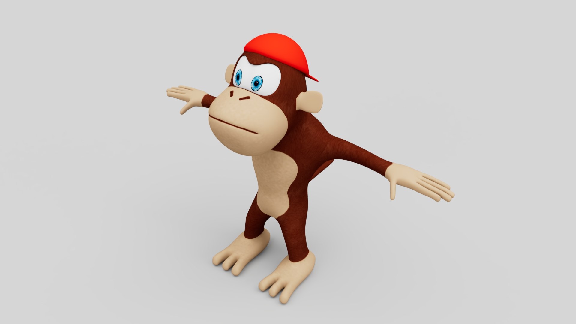 3D Monkey Cartoon - TurboSquid 2011335