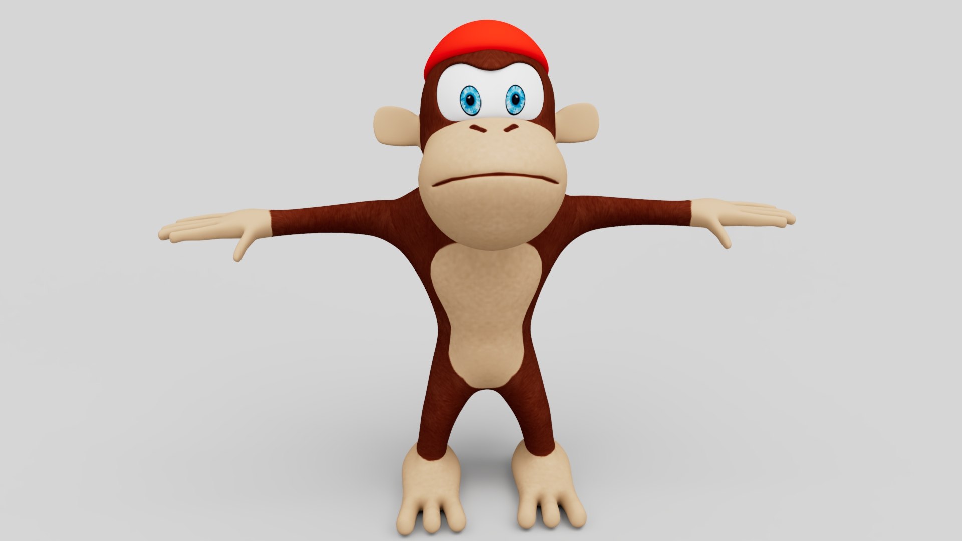 3D Monkey Cartoon - TurboSquid 2011335