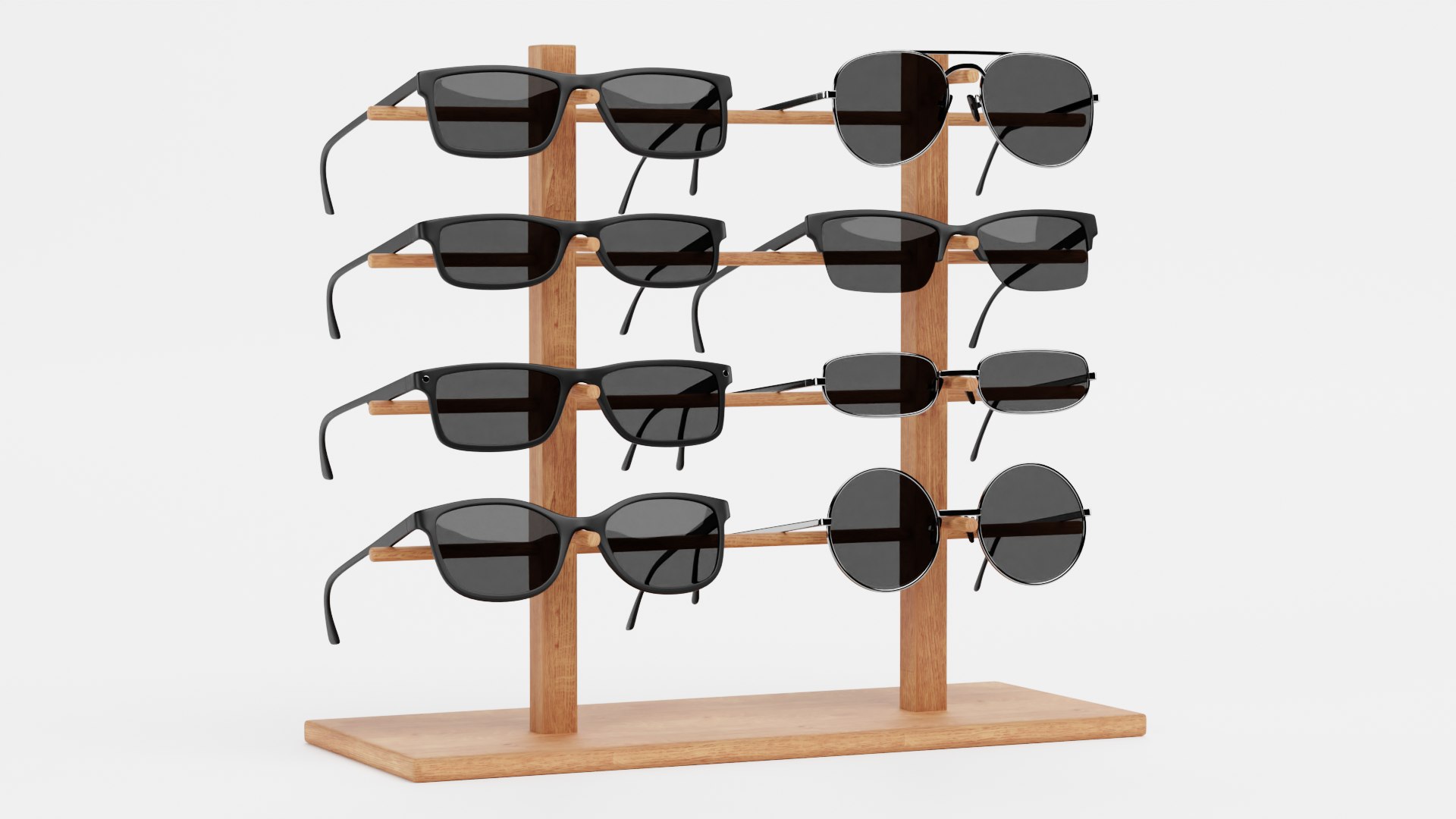 Sunglasses on Stand 02 3D model - TurboSquid 2042731