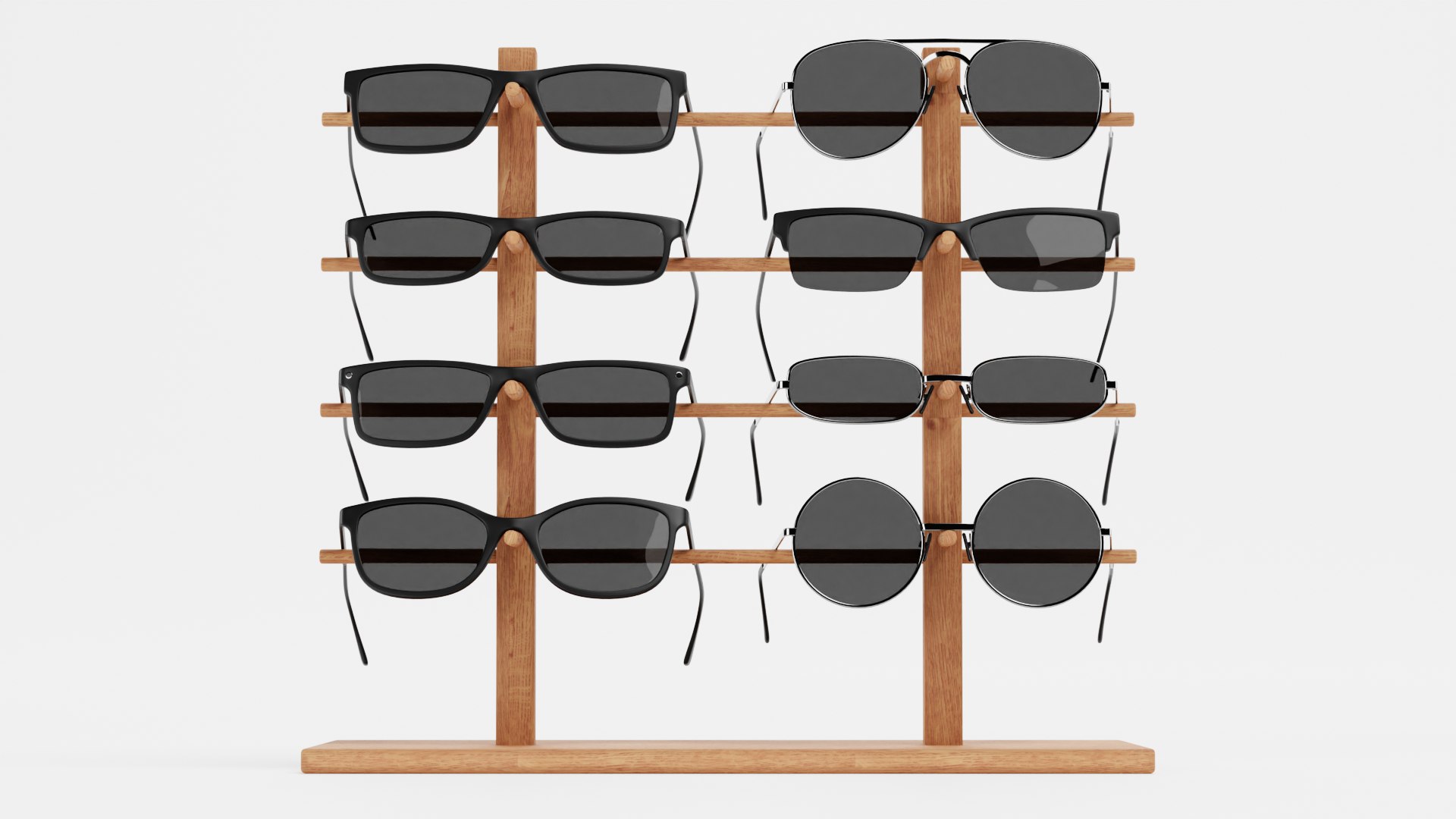 Sunglasses on Stand 02 3D model - TurboSquid 2042731