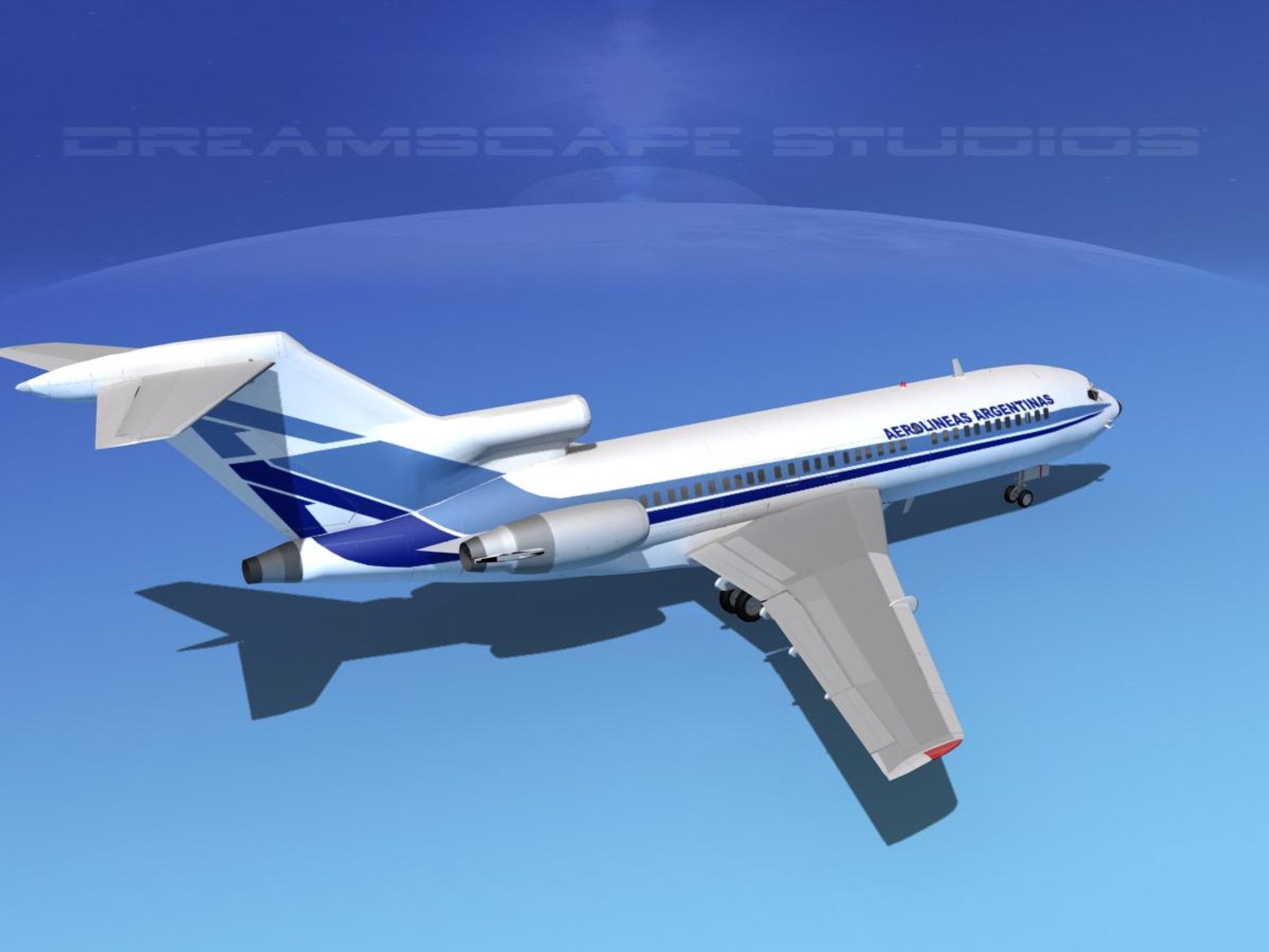 airline boeing 727 727-100 max