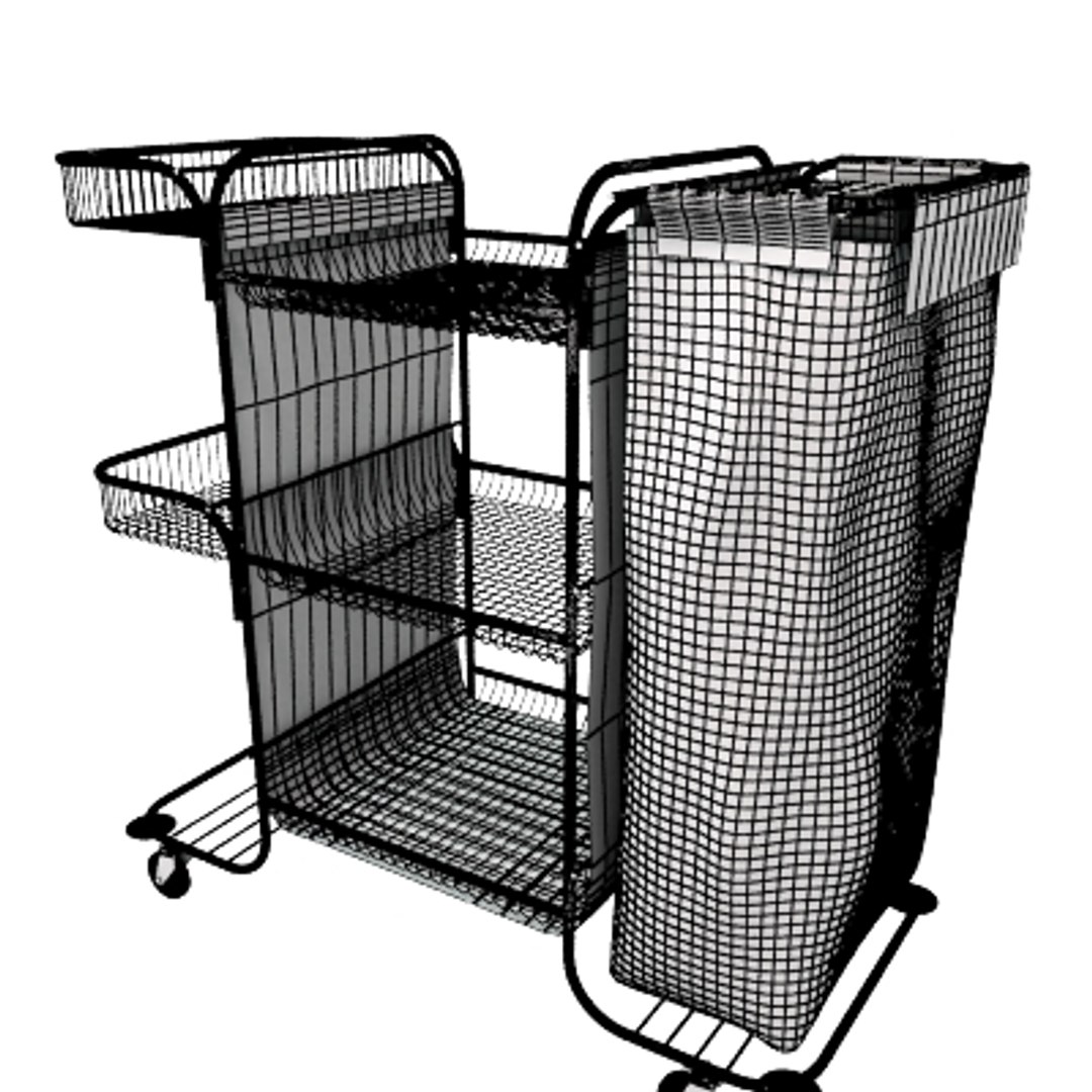 Housekeeping Cart 3d 3ds