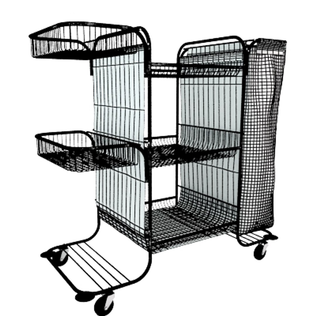 Housekeeping Cart 3d 3ds
