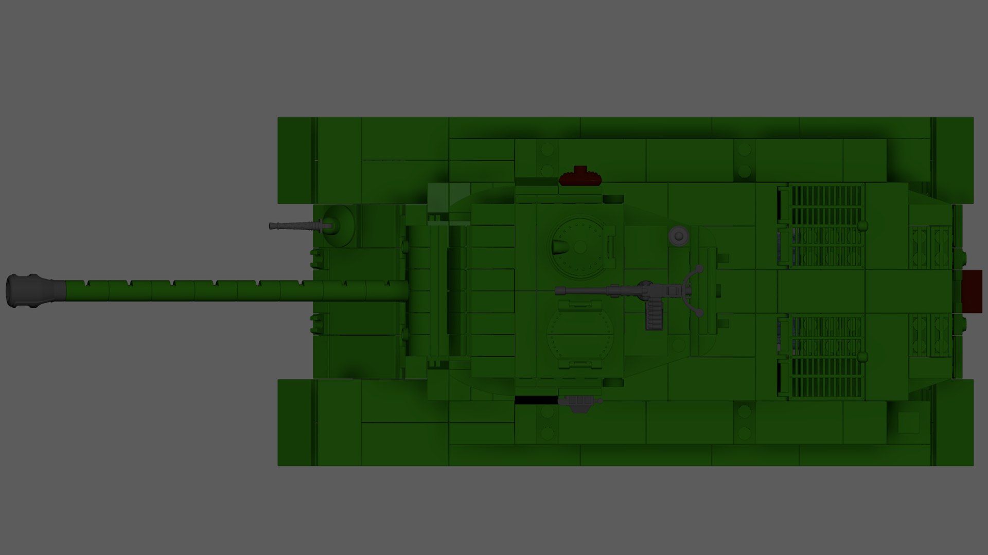 LEGO M26 TANK 3D - TurboSquid 1862448