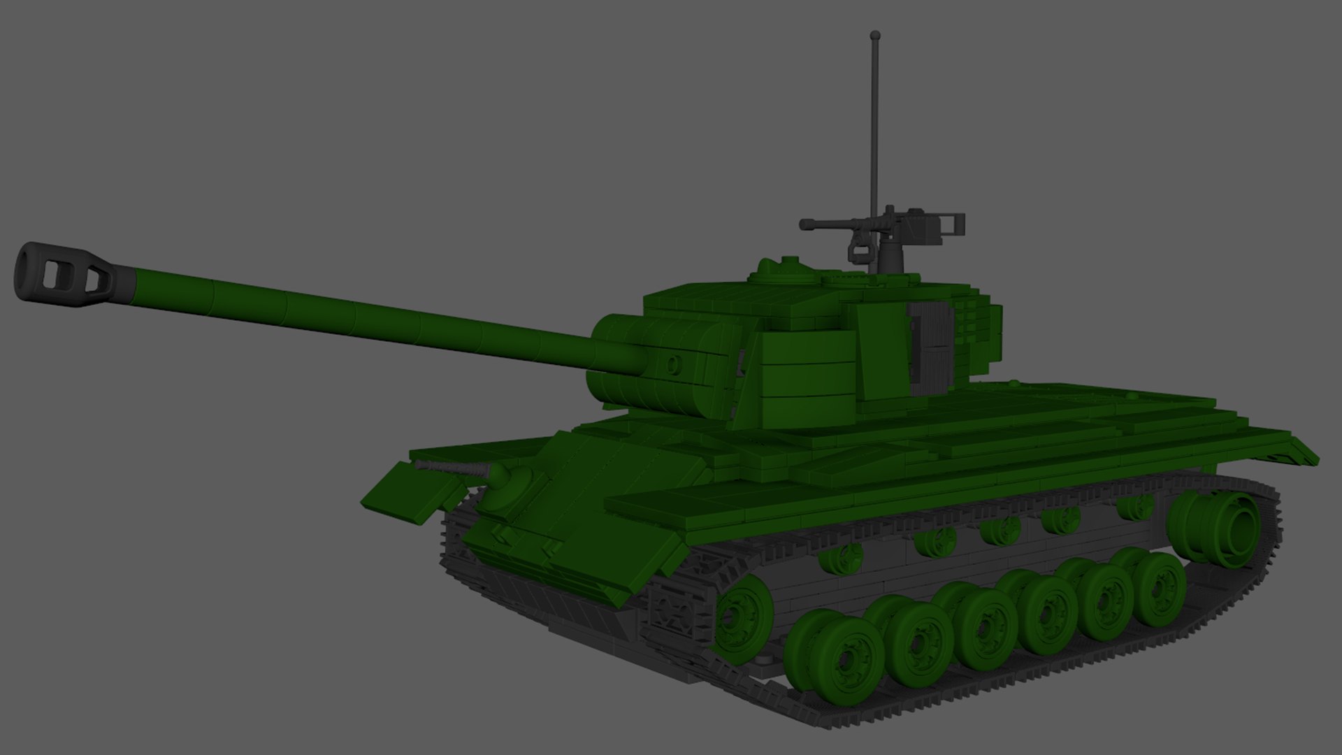 LEGO M26 TANK 3D - TurboSquid 1862448