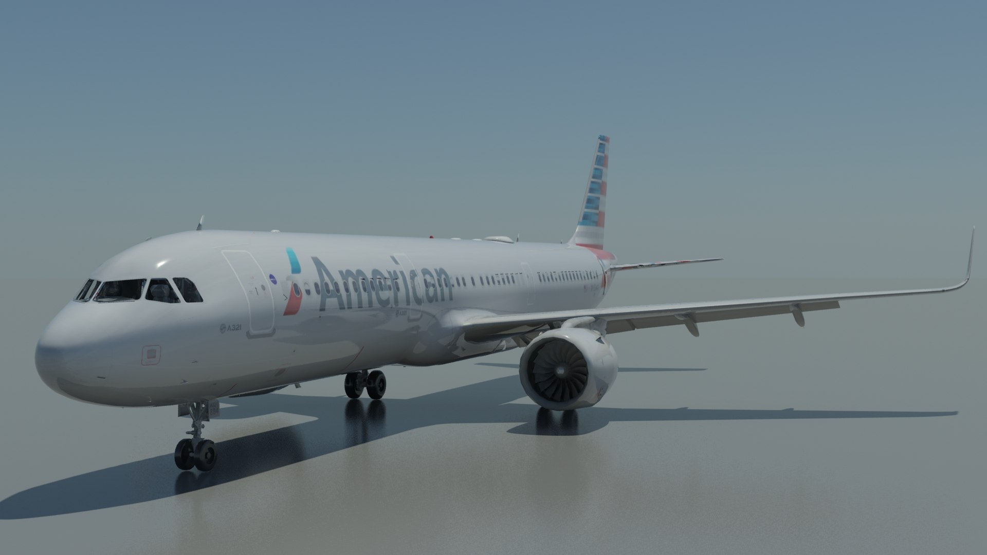 Airbus A321 Neo 3D Model - TurboSquid 2102066