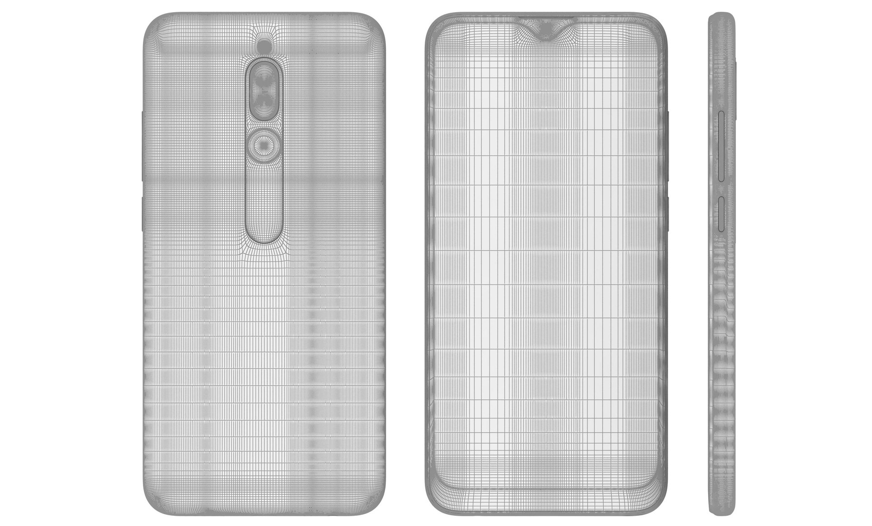 Xiaomi Redmi 8 Ruby Red 3D model - TurboSquid 1740957