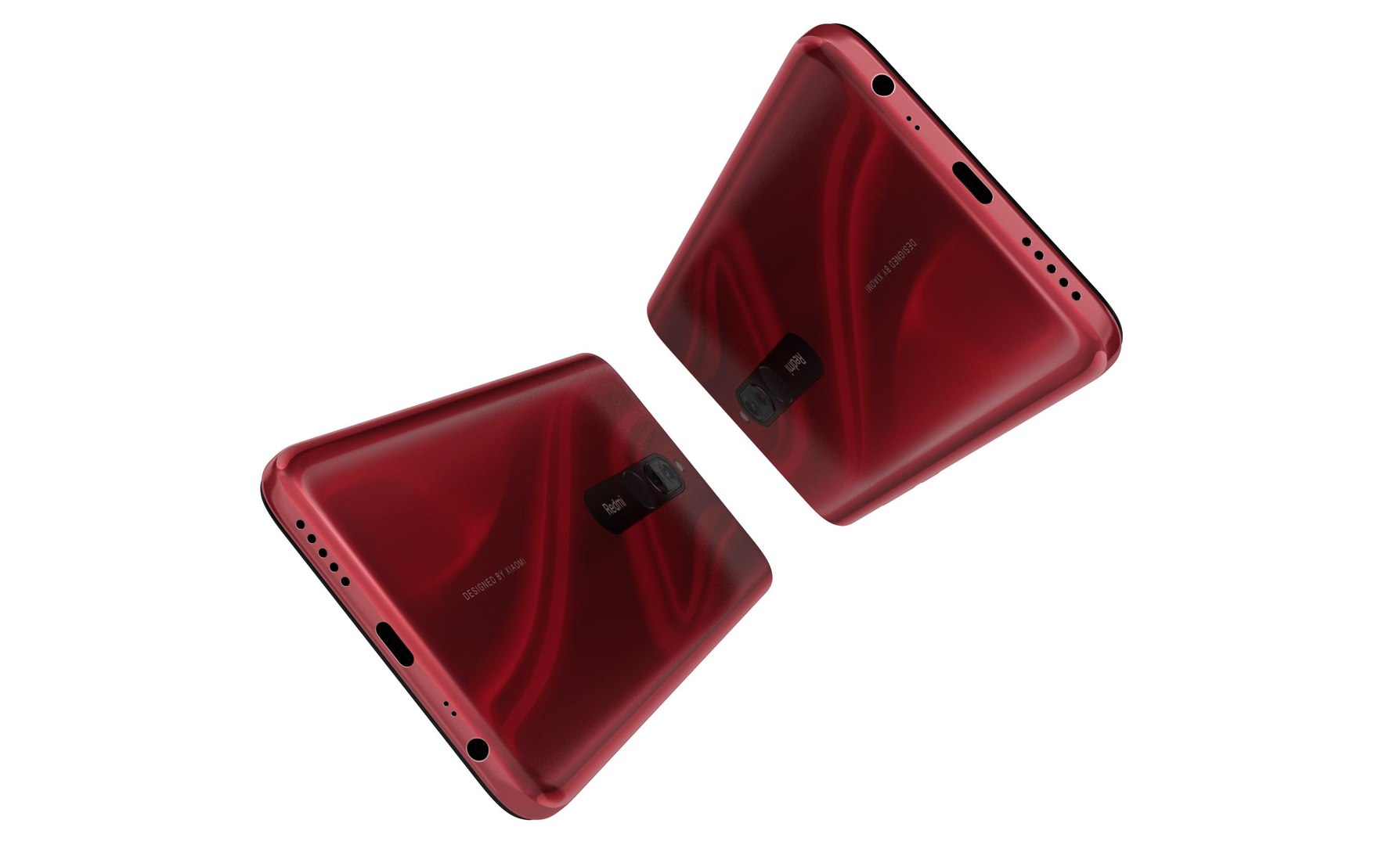 Xiaomi Redmi 8 Ruby Red 3D model - TurboSquid 1740957
