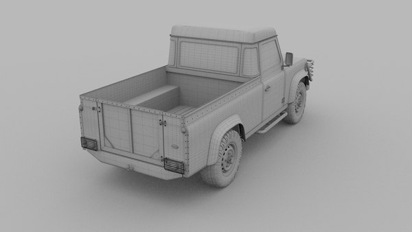 3d land rover defender 110 model