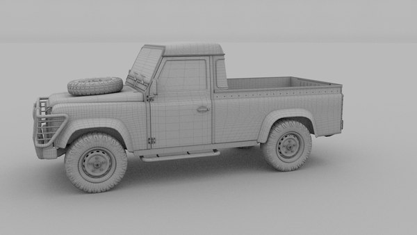 3d land rover defender 110 model