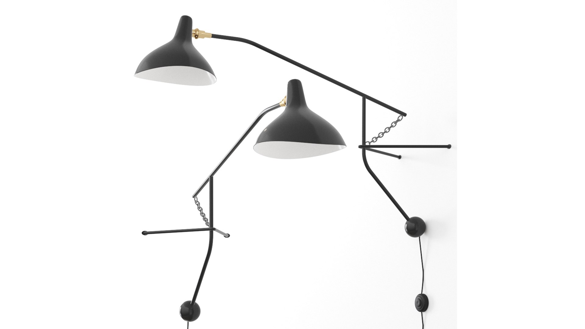 3D MANTIS BS2 BL Wall Light By DCW Editions - TurboSquid 1905263