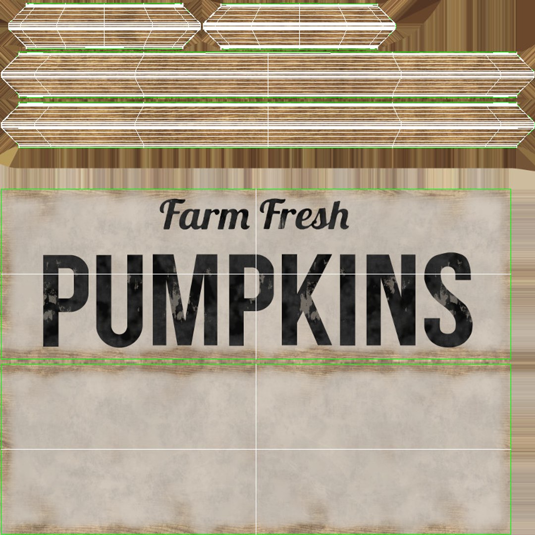 Rustic-farm-sign-01---text 3D model - TurboSquid 1330854