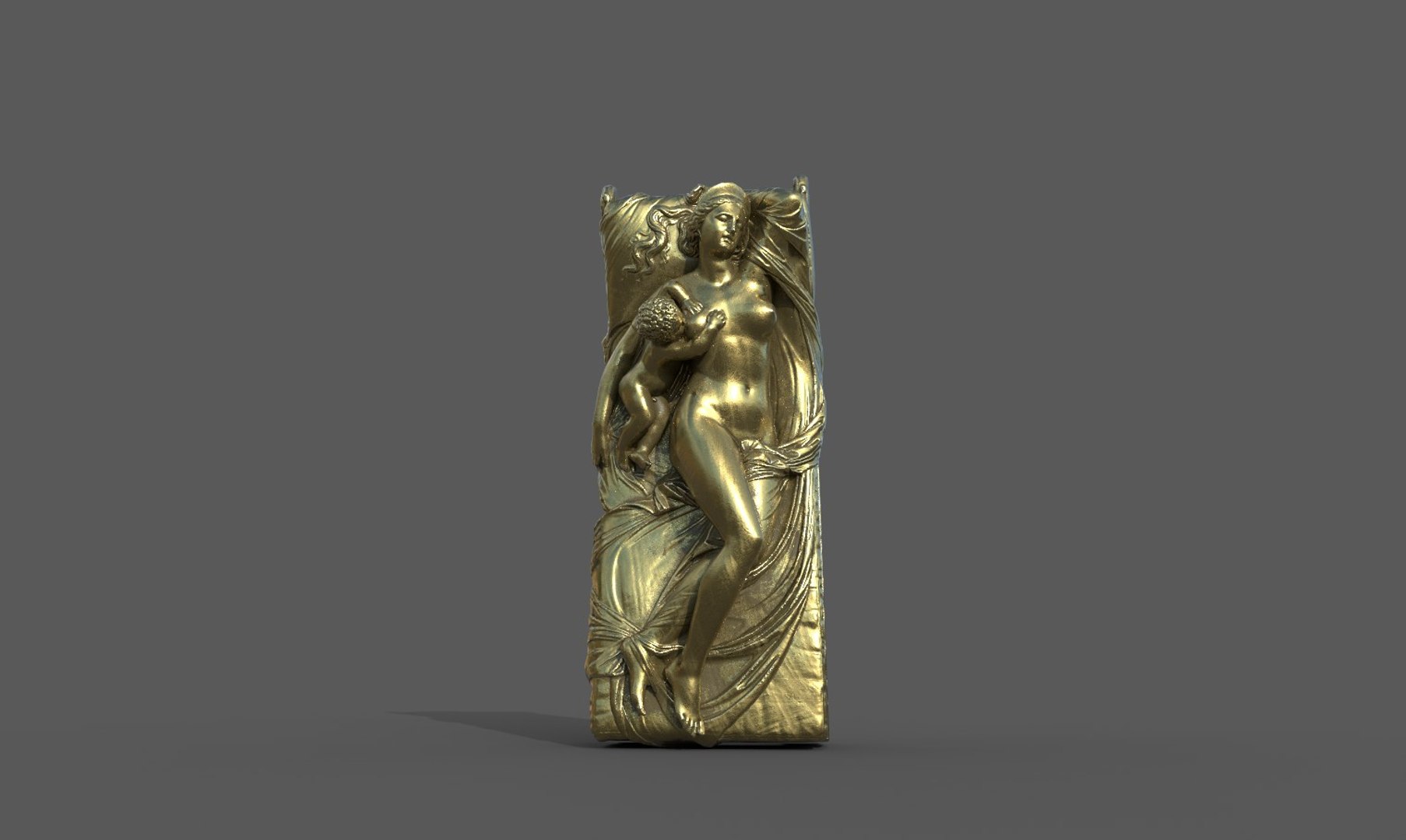 3D Juno With The Infant Hercules Sculpture Model - TurboSquid 1825659