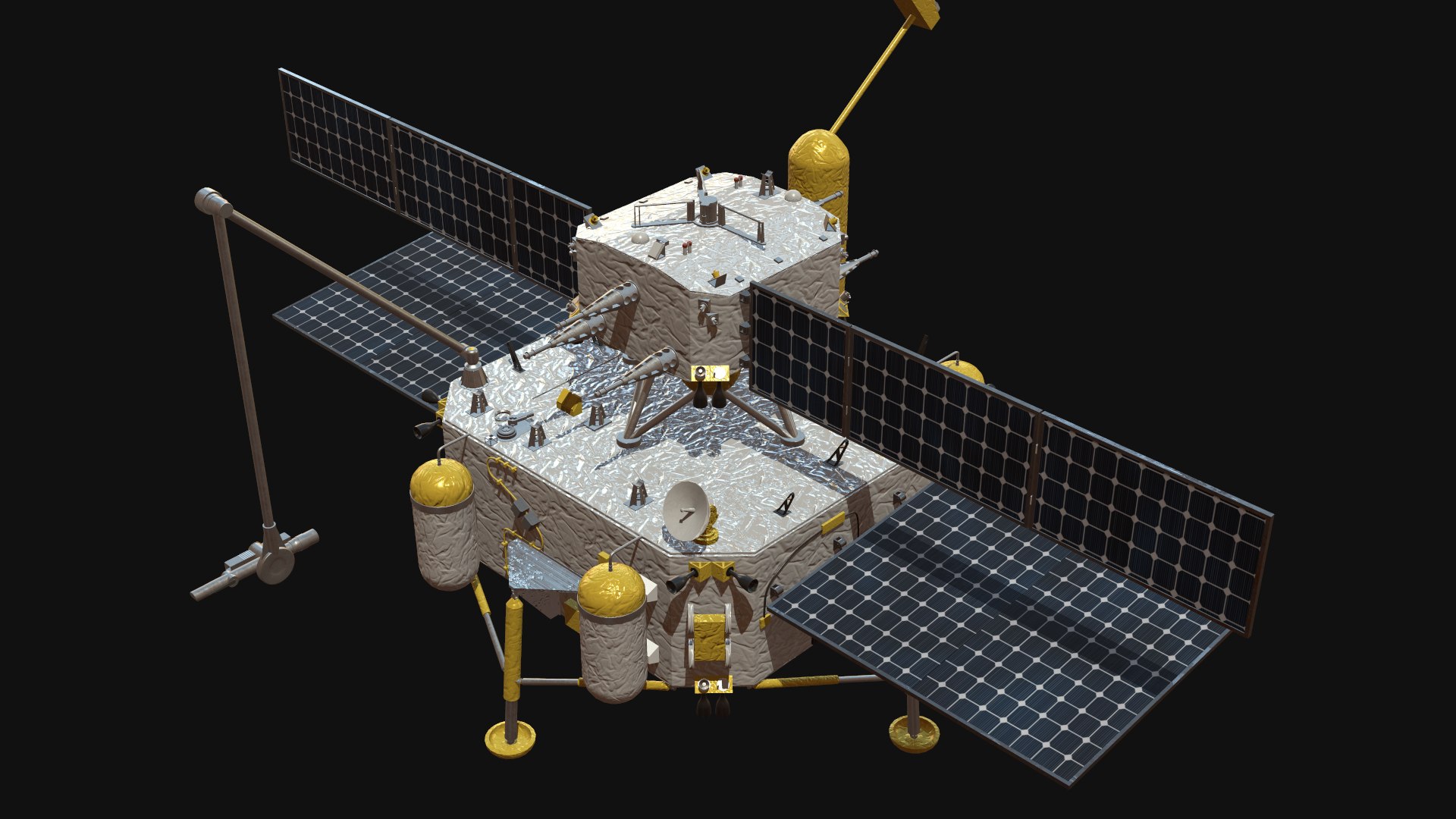 3D Change 6 Lunar Probe Model - TurboSquid 2335606
