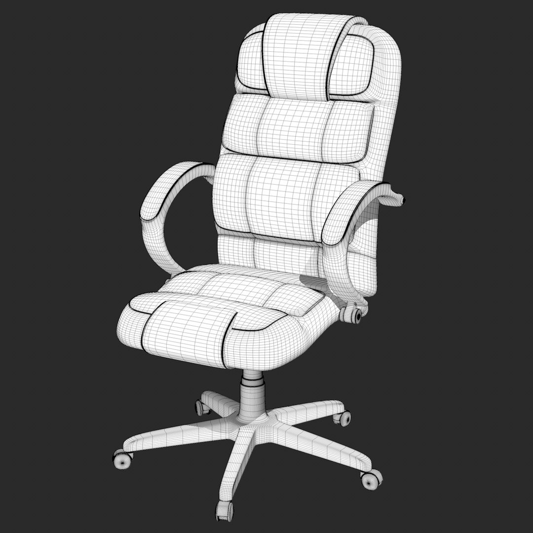 chair 3d dxf