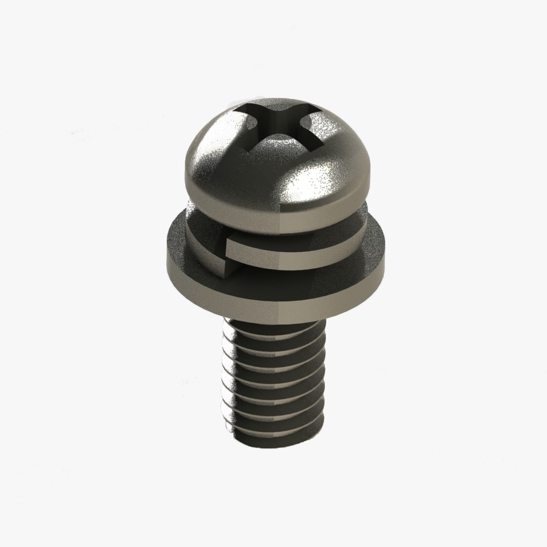 3D M4X10 SPRING WASHER model - TurboSquid 2130768