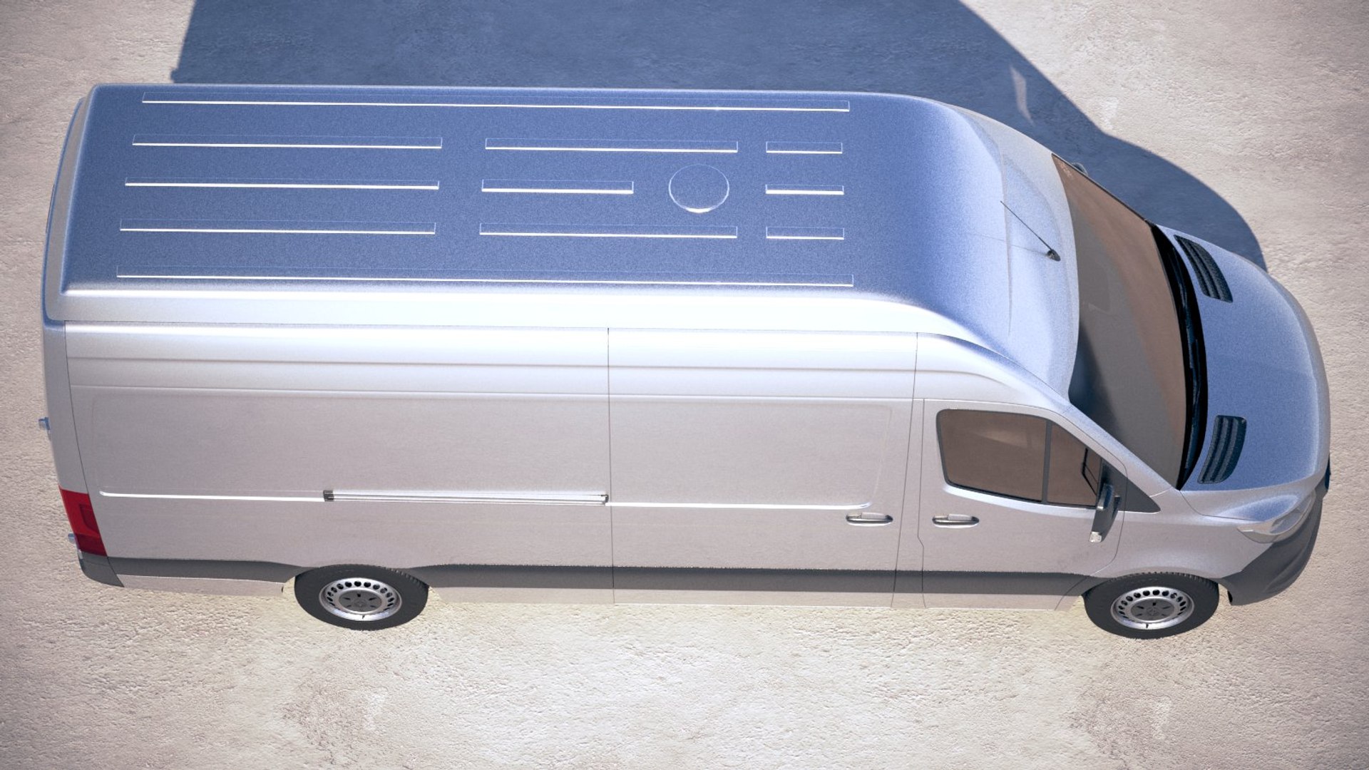 3D model mercedes-benz sprinter long - TurboSquid 1369817