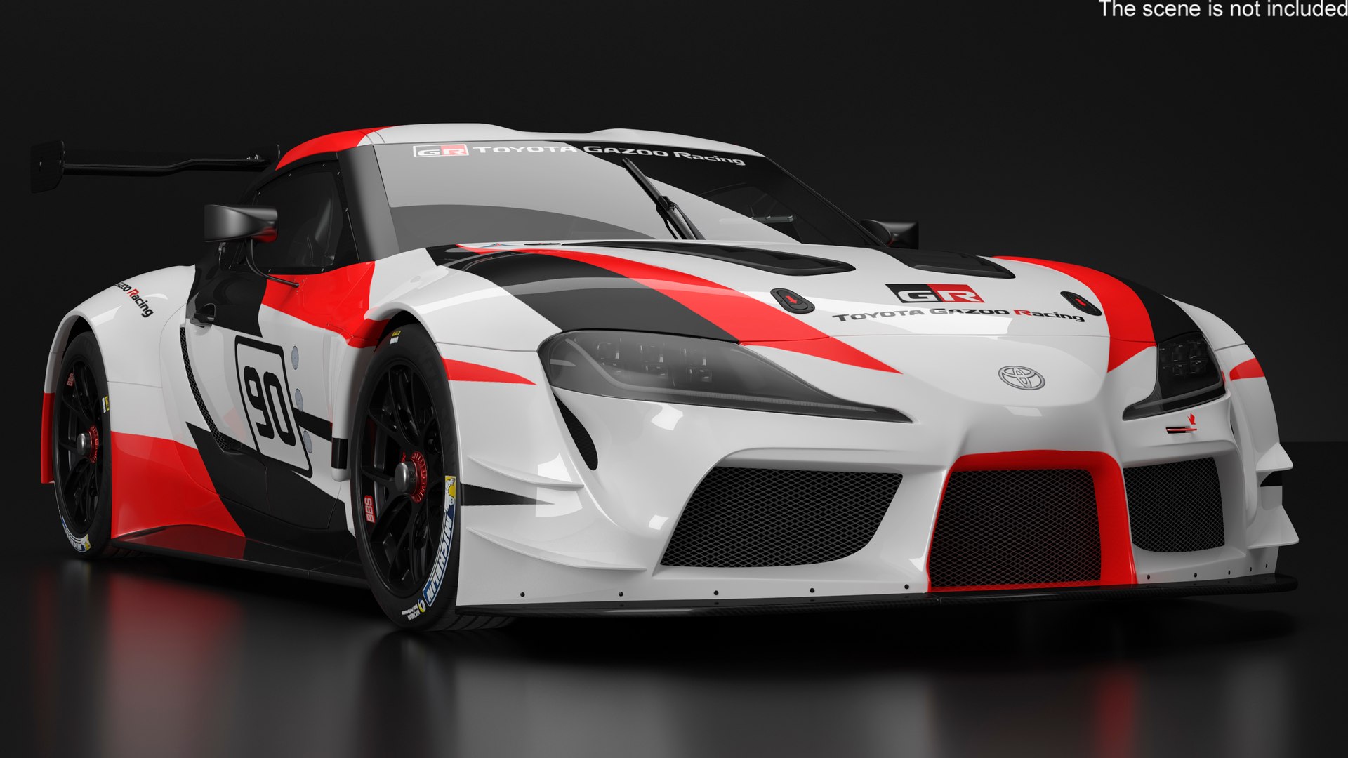 Toyota Supra Gazoo Racing Concept Simple Interior 3D model - TurboSquid ...