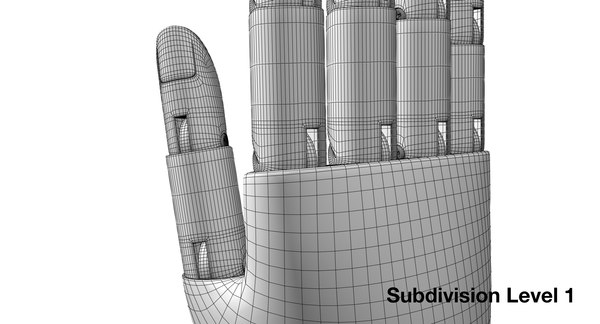 Wooden mannequin hand rig 3D model - TurboSquid 1168651