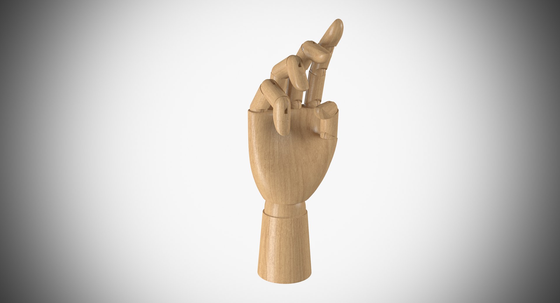 Wooden mannequin hand rig 3D model - TurboSquid 1168651