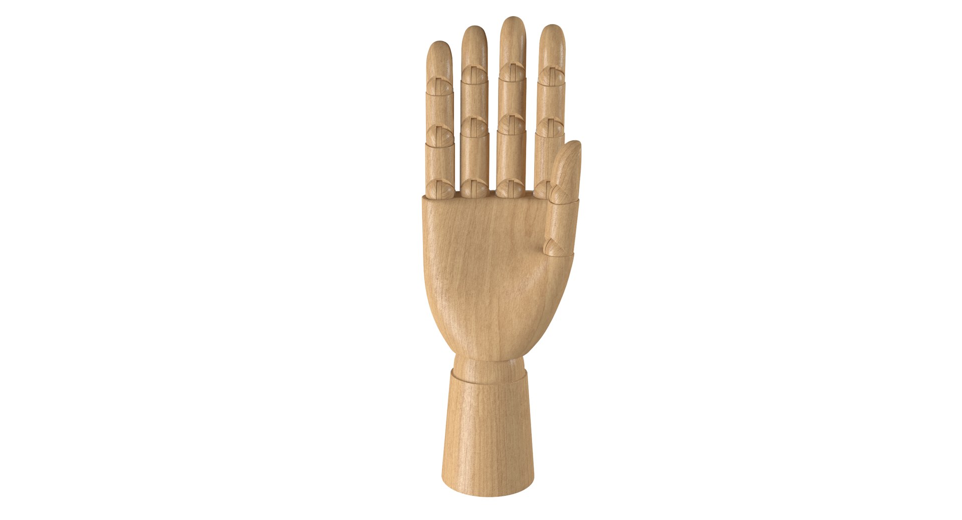 Wooden Mannequin Hand Rig 3D Model - TurboSquid 1168651
