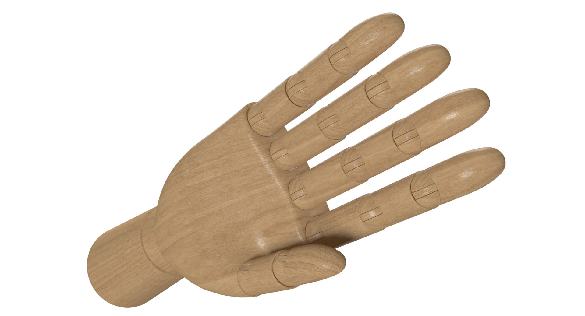 Wooden Mannequin Hand Rig 3D Model - TurboSquid 1168651