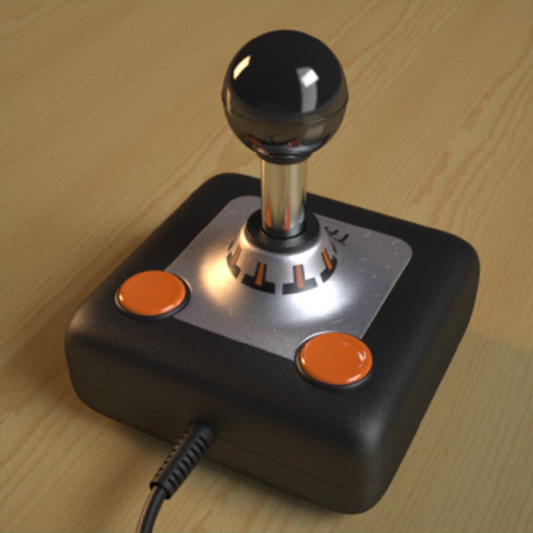 Retro Joystick Obj