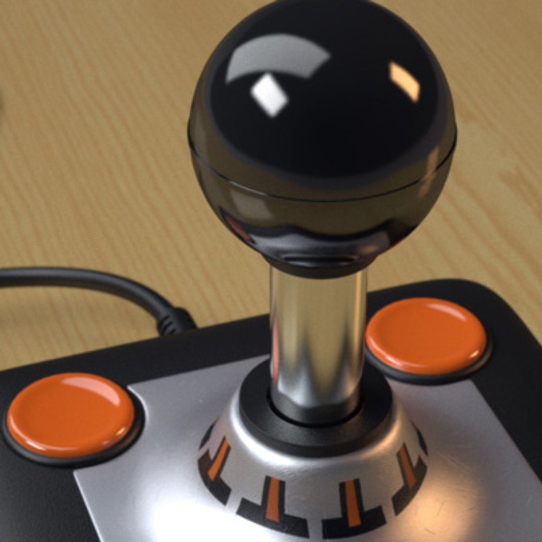 Retro Joystick Obj
