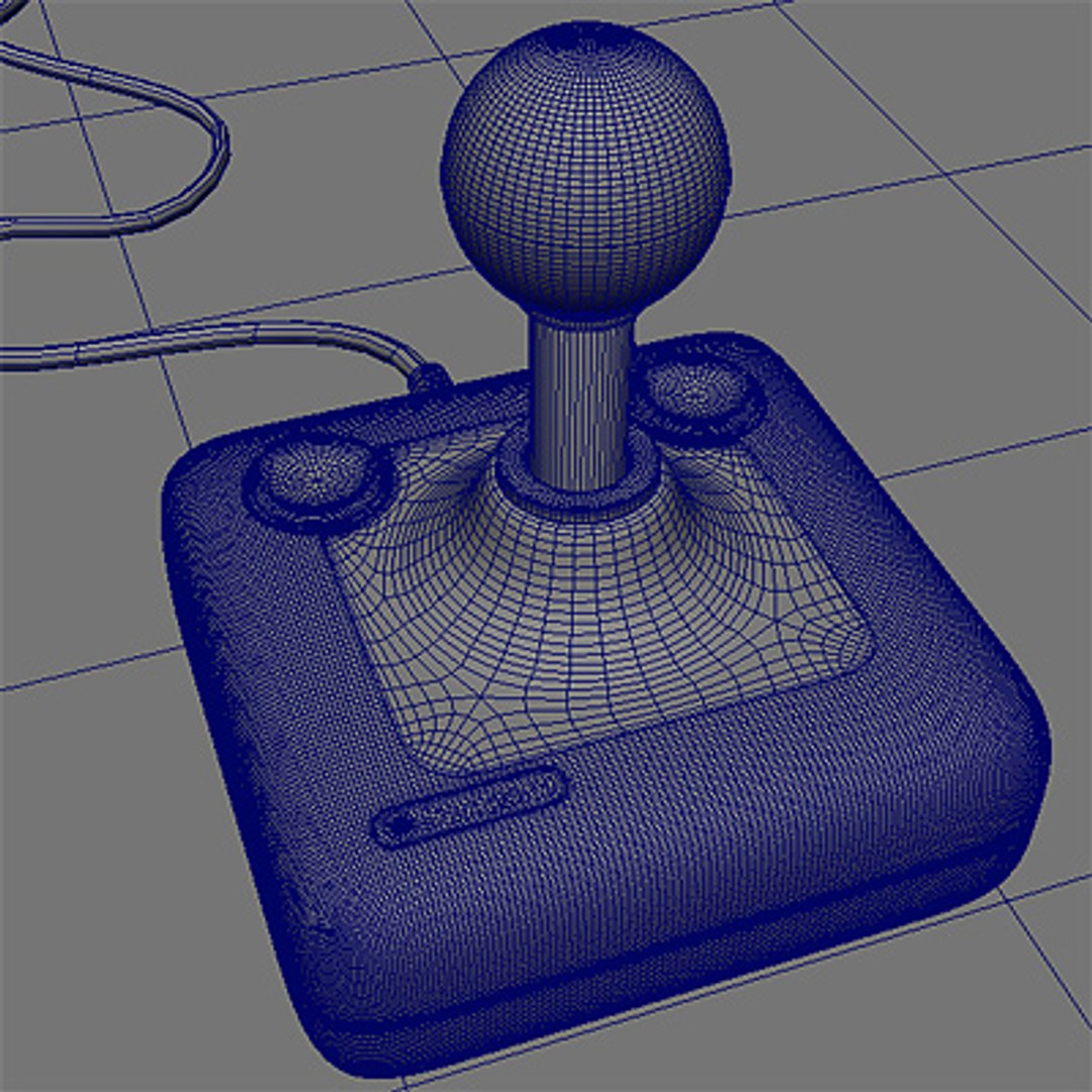 Retro Joystick Obj