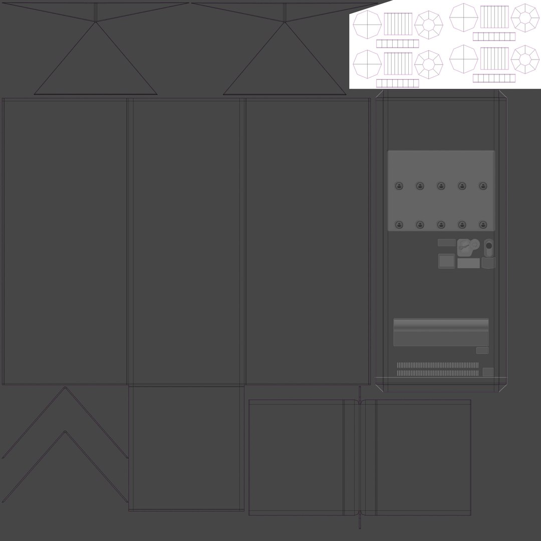 3D original vending machine decoration - TurboSquid 1696778